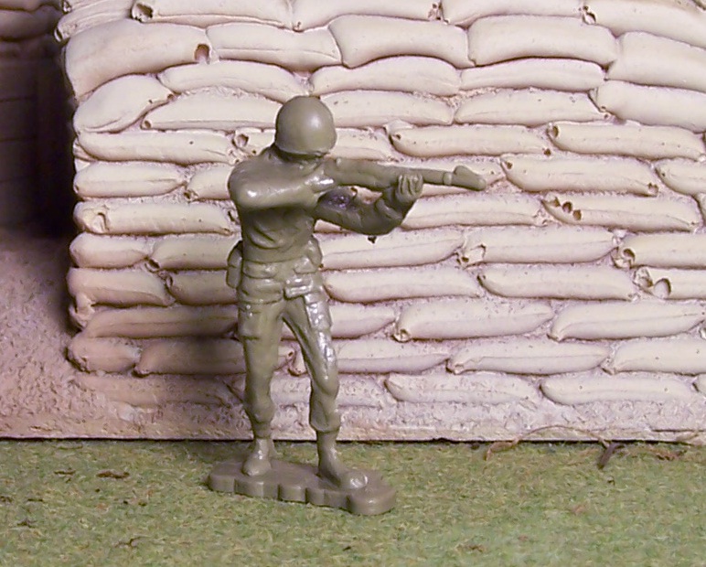 WWII Plastic Toy Soldiers: Marx 54mm versions of 6" Toy Soldiers