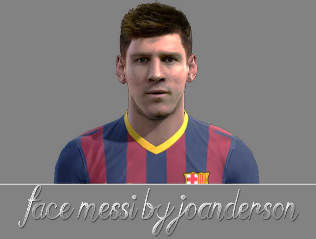 Messi Face by jo7facemakaer - PES Editing Corner