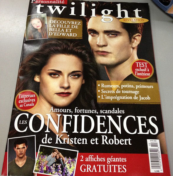 OFFICIAL TAYLOR LAUTNER FAN PAGE: Twilight Magazine in Quebec, Canada