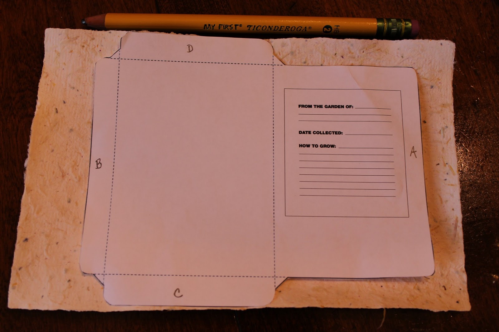 My Creative Mommy: Make Your Own Seed Packets