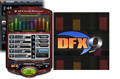 Justarrows: DFX For Winamp 9