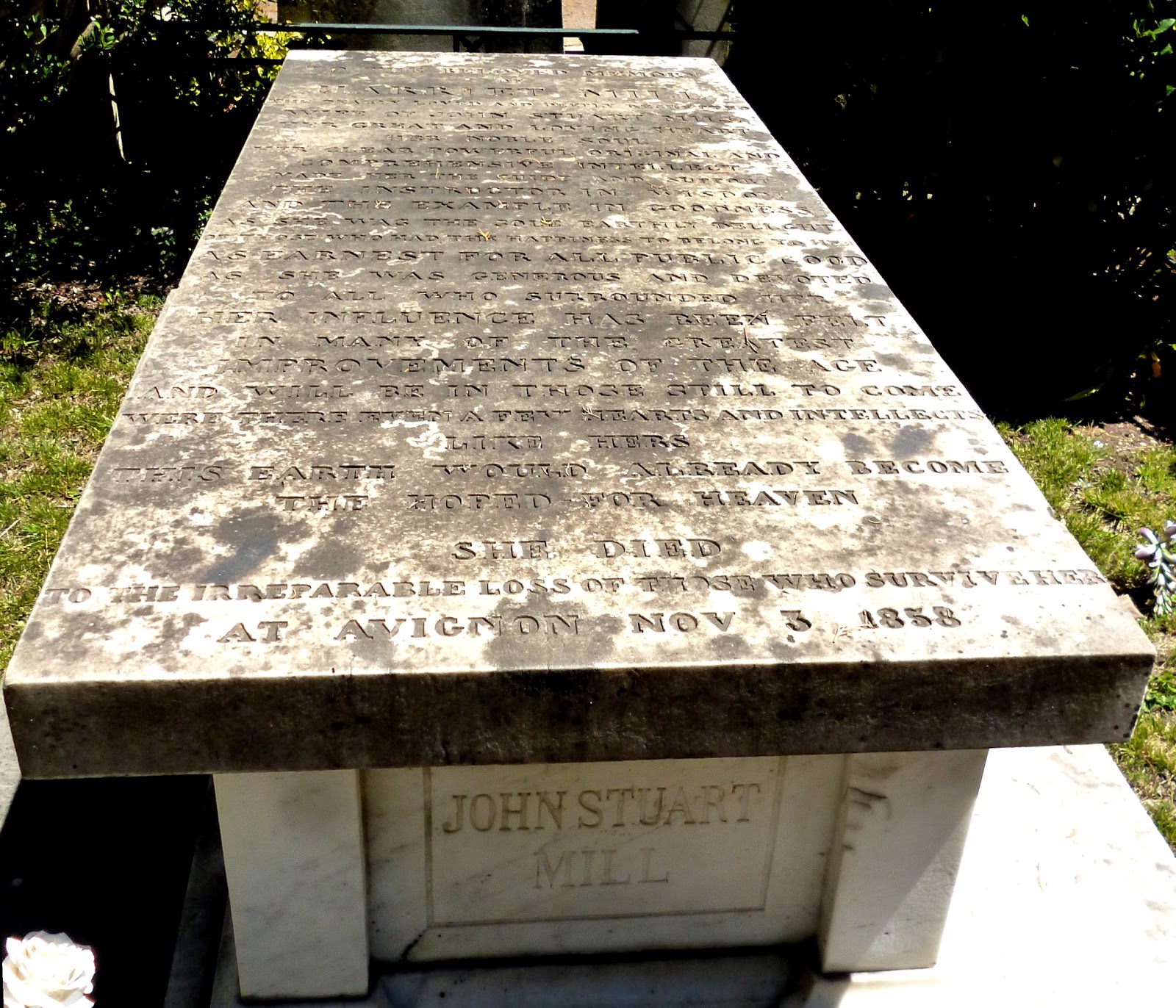Dr Tony Shaw: John Stuart Mill's Grave in Avignon (84)