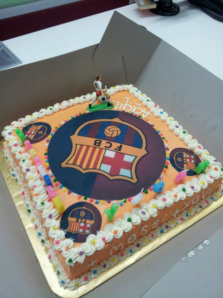 Birthday Cake for Barcelona Fan | Kitchen Project