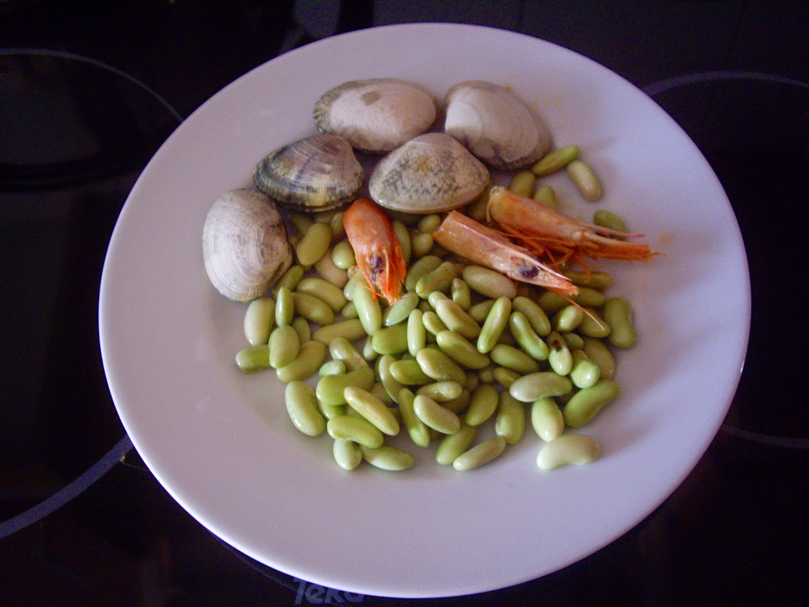 Harinaygasolina: VERDINES CON ALMEJES.