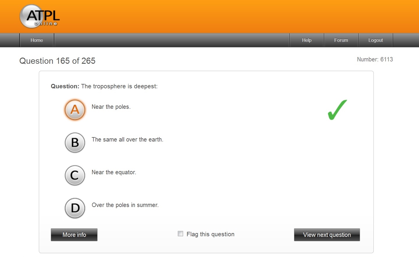 Pilot's Logbook: ATPL Online