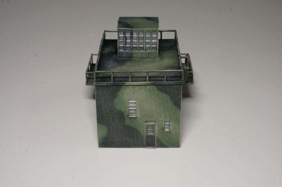 10mm Wargaming: RAF Airfield Control Tower from Combat Group Dynamix
