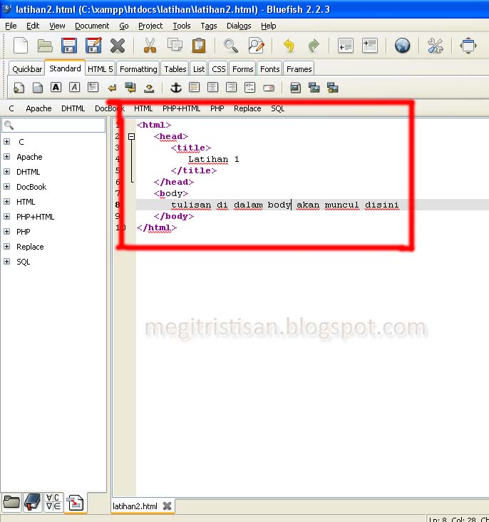√ Head, Title & Body Pada HTML - Megi Tristisan
