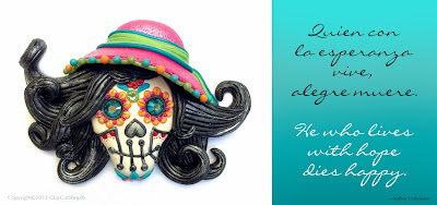 ClayCatShop's Blog: Our Polymer Clay Catrina Nuestra Catrina Dia de los ...