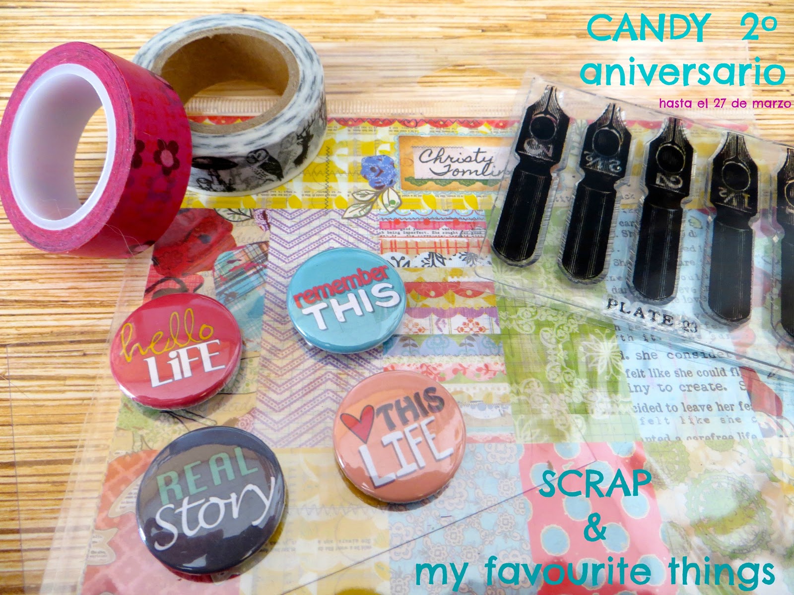 SCRAP & my favourite things: Candy 2º aniversario SCRAP & my favourite ...