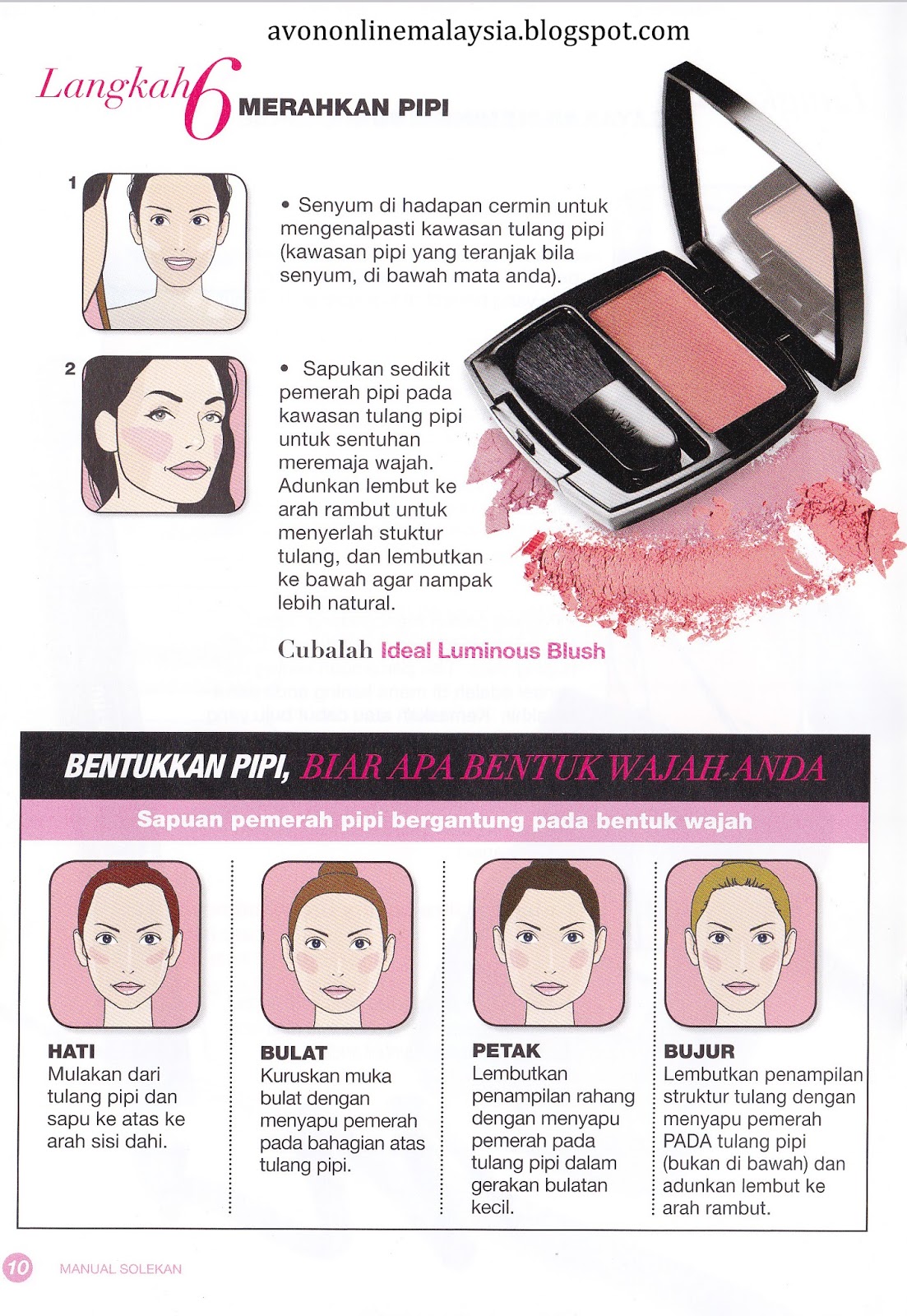 Tips Solekan Mengikut Jenis Kulit & Bentuk Muka | Buy AVON Online Malaysia