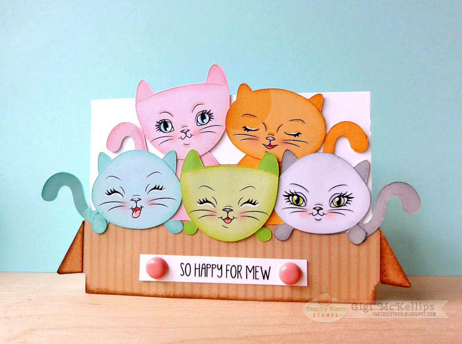 The Cricut Bug: Kitty Cards
