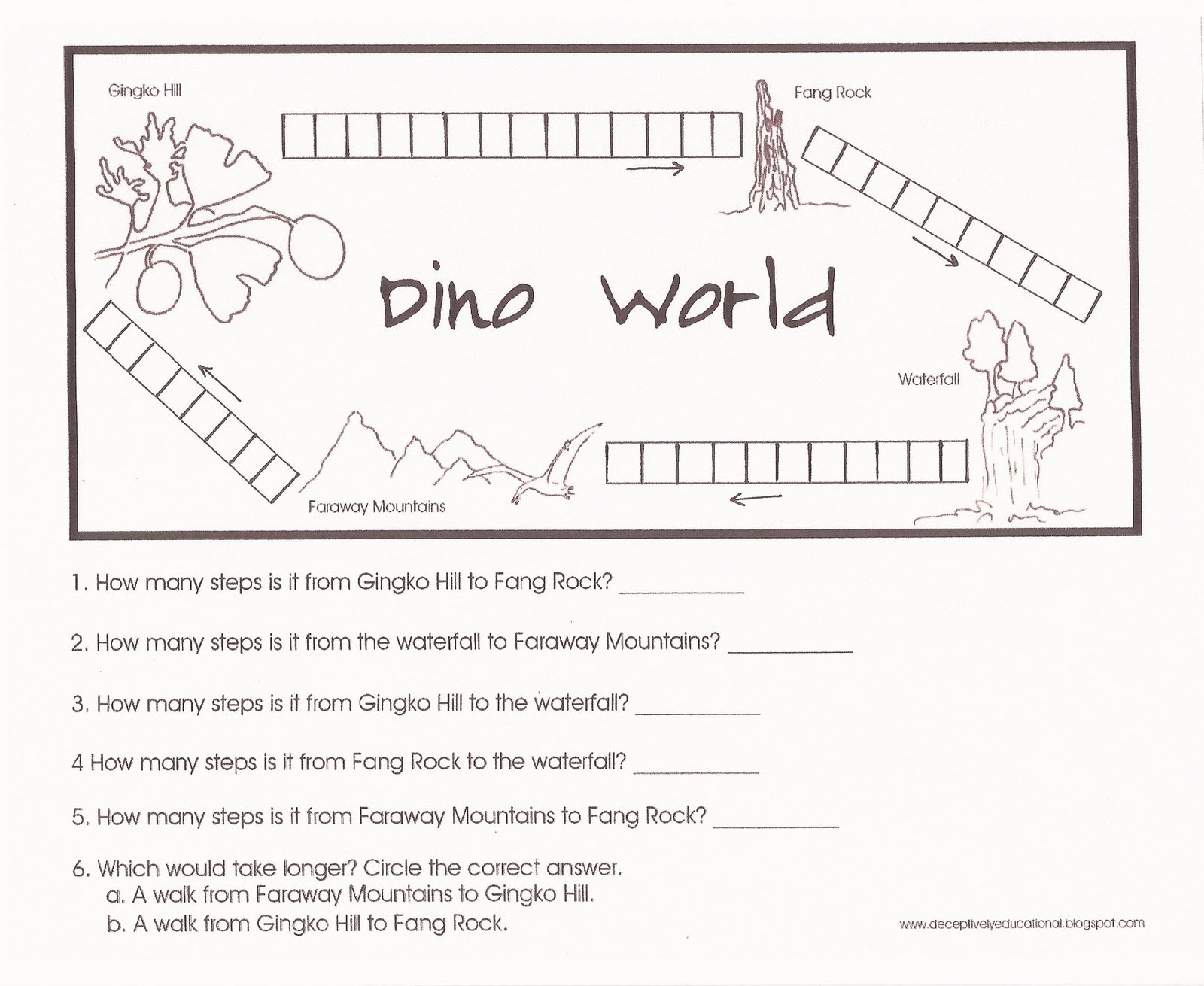 Dinosaur Counting and Measuring - Educational Toys for Children