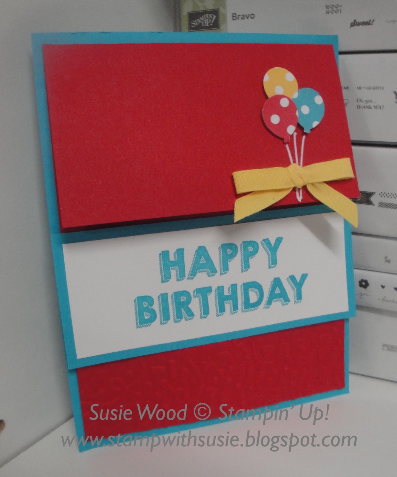 Stamp with Susie: A CUTE pop up card!!