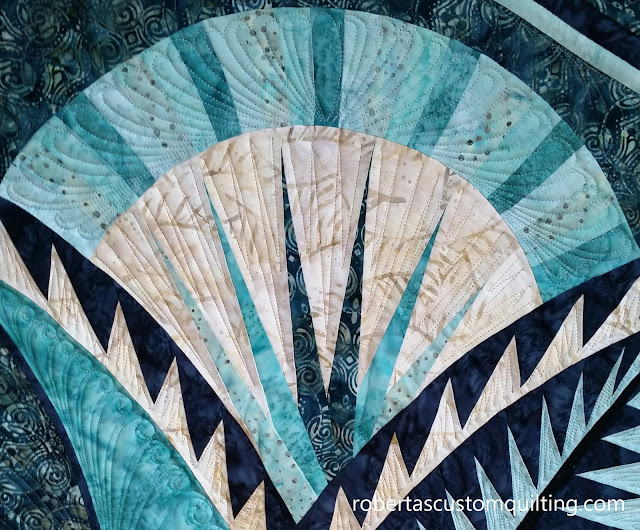 Roberta's Custom Quilting: Fire Island Hosta - Judy Niemeyer