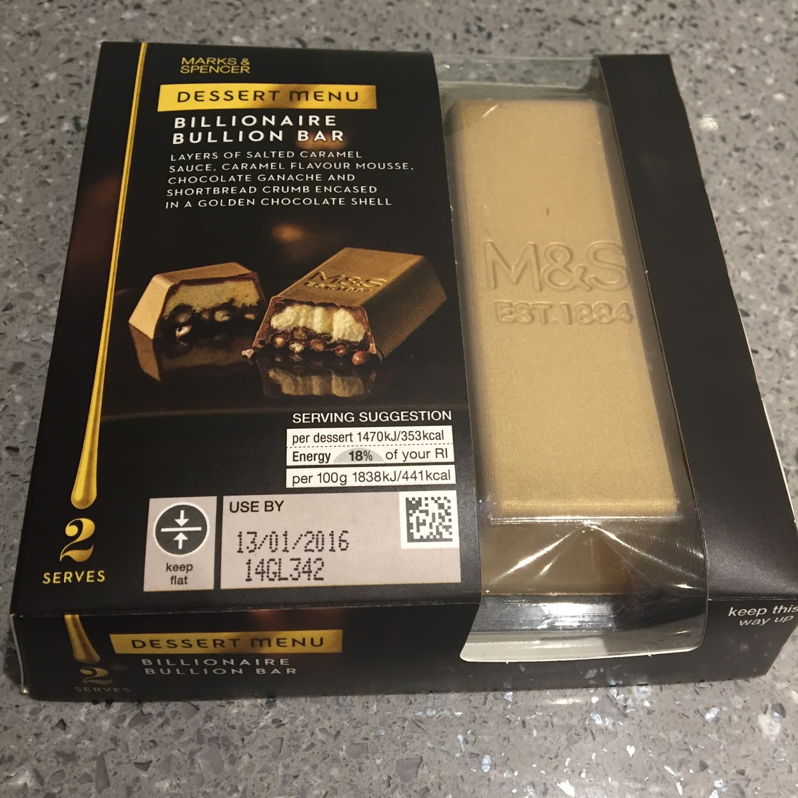 Archived Reviews From Amy Seeks New Treats: Billionaire Bullion Bar (M&S)