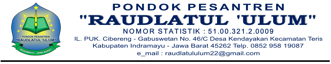 PONDOK PESANTREN RAUDLATUL 'ULUM: KH. Abdullah Toha, M.Si bersama Prof ...