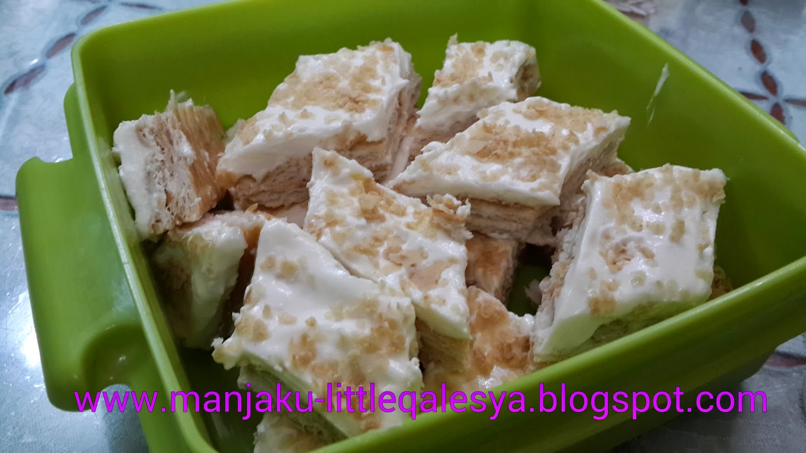 Manjaku Little Qalesya: Resepi cheesecuit@ cheese biscuit Mak Teh
