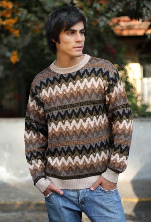 CHOMPAS, SUÉTERS, CARDIGAN de ALPACA - PERÚ ~ MODA EXCLISIVA CABALLEROS