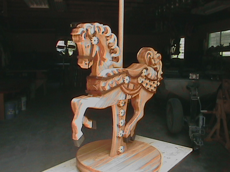WDDSr Fine Woodworks: Carousel Horse Display