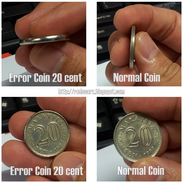 DAUS REDSCARZ: Error Coin 20 cent 1987