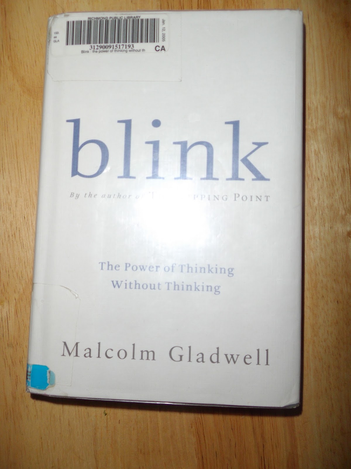 RPL Teen Hub: Blink by Malcolm Gladwell