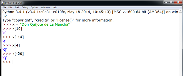 APRENDER A PROGRAMAR CON PYTHON: STRINGS