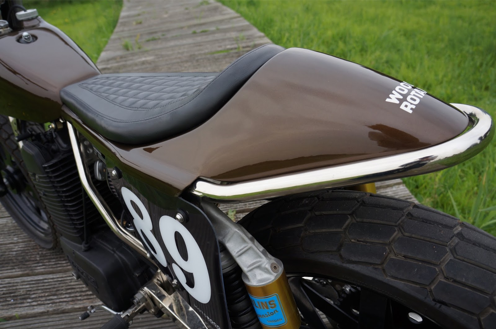 BUBBLE VISOR: Motoroco Wood Rotax #1