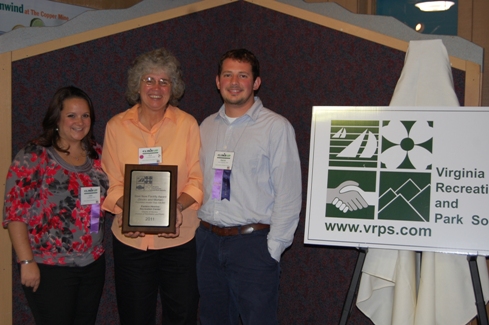 Virginia Recreation and Park Society: VRPS 2011 Award Winners