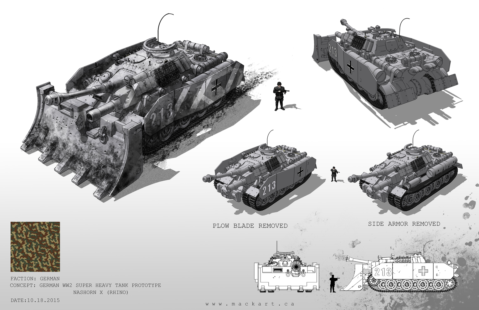 Mack Art: German Tank Prototype