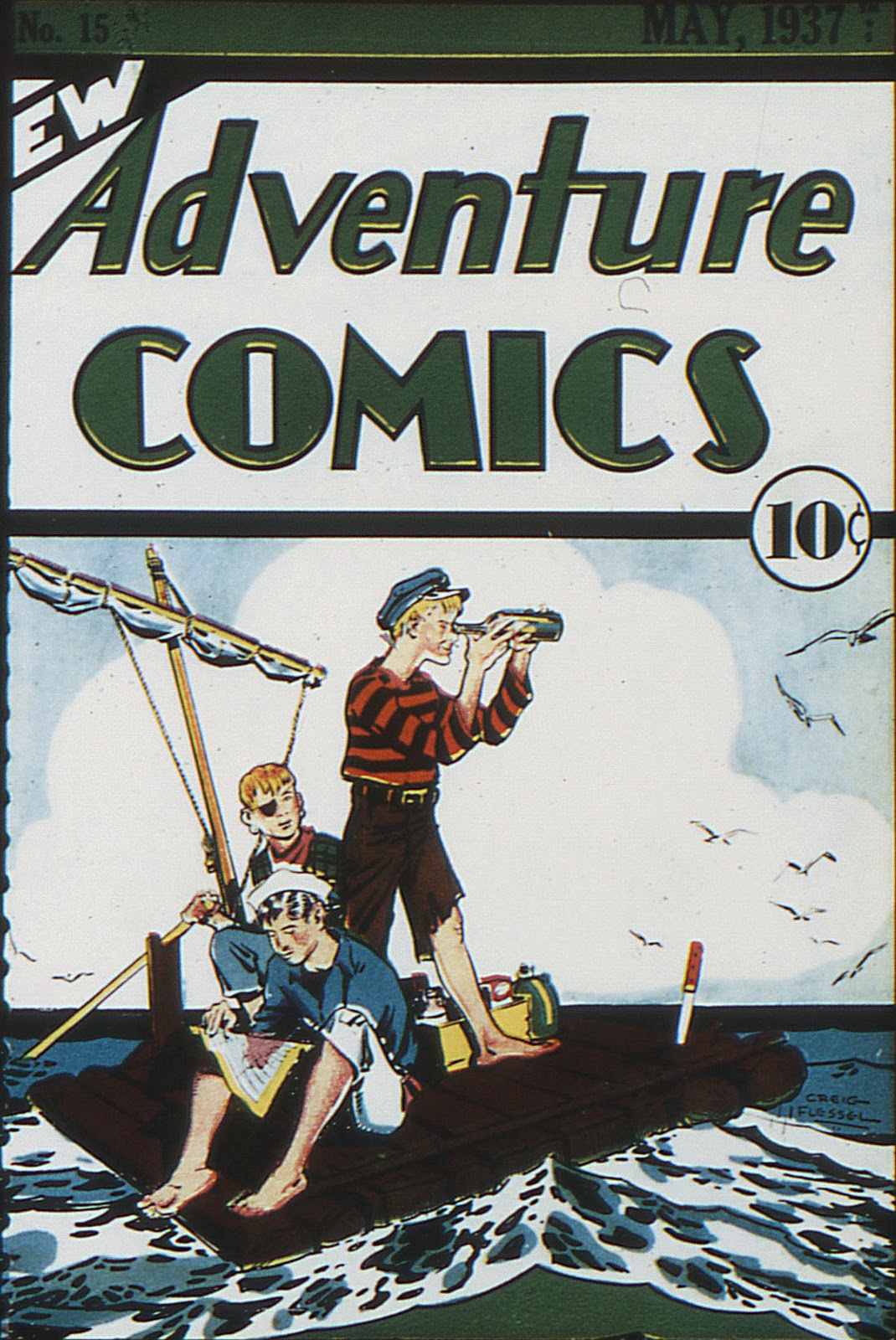 Days of Adventure: New Adventure Comics # 15, May, 1937