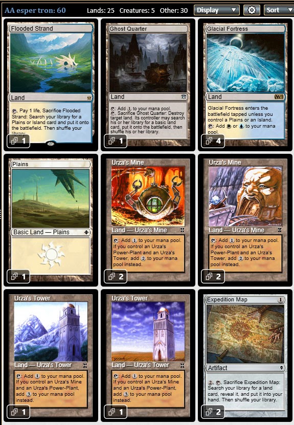 Magic the Gathering Adventures: [Modern] Gifts Tron Starter Deck