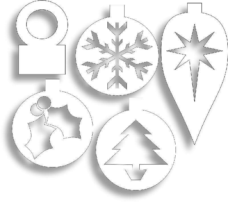 My Crafty Life...: Freebie Cutting Files - Holiday Ornaments