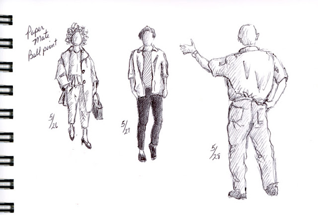 sbwatercolors and sketching: Still Sketching People