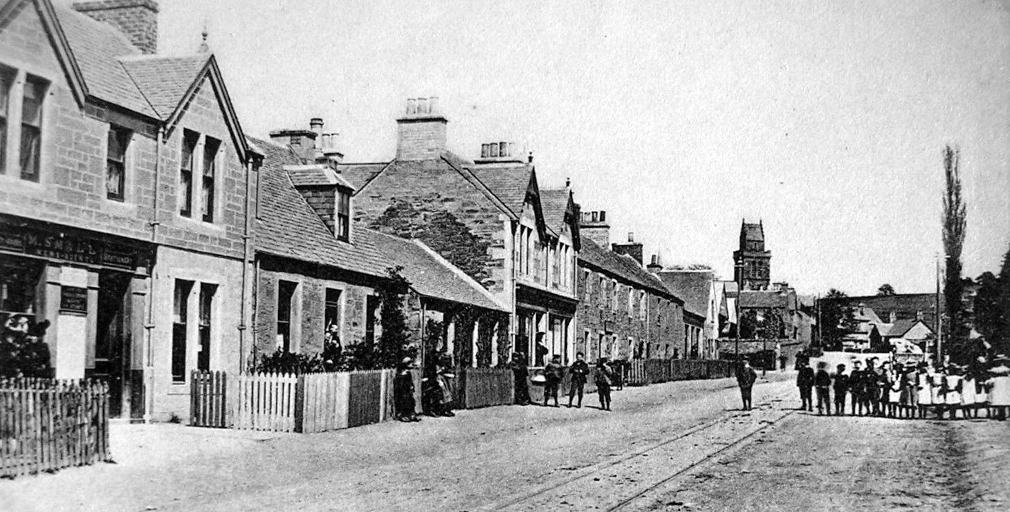 Tour Scotland: Old Photograph Scone Perthshire Scotland