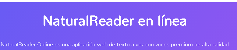 Alvaro Domingo Zurdo: NaturalReader ,el lector de texto a voz más potente