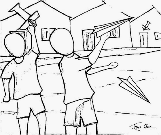 Baú da Web: Ivan Cruz desenhos para imprimir e colorir