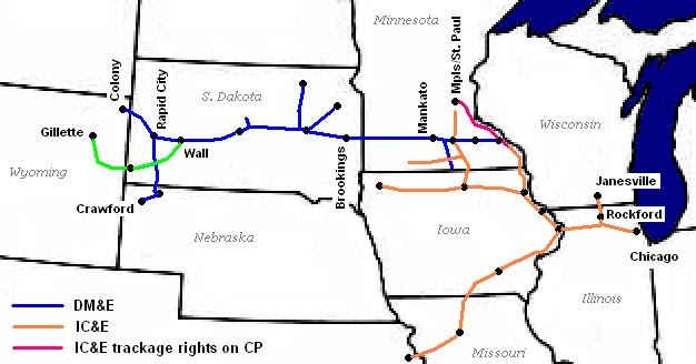 Industrial History: Iowa, Chicago and Eastern Railroad