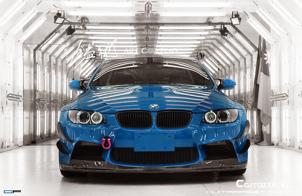 Laguna Seca Blue BMW E92 M3 by Carrozzeria Carbon : ebeasts.com