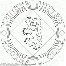Emblem of Dundee United FC Coloring