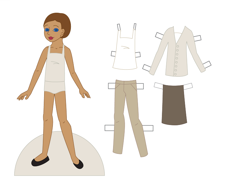 Paper Doll School: March 2013