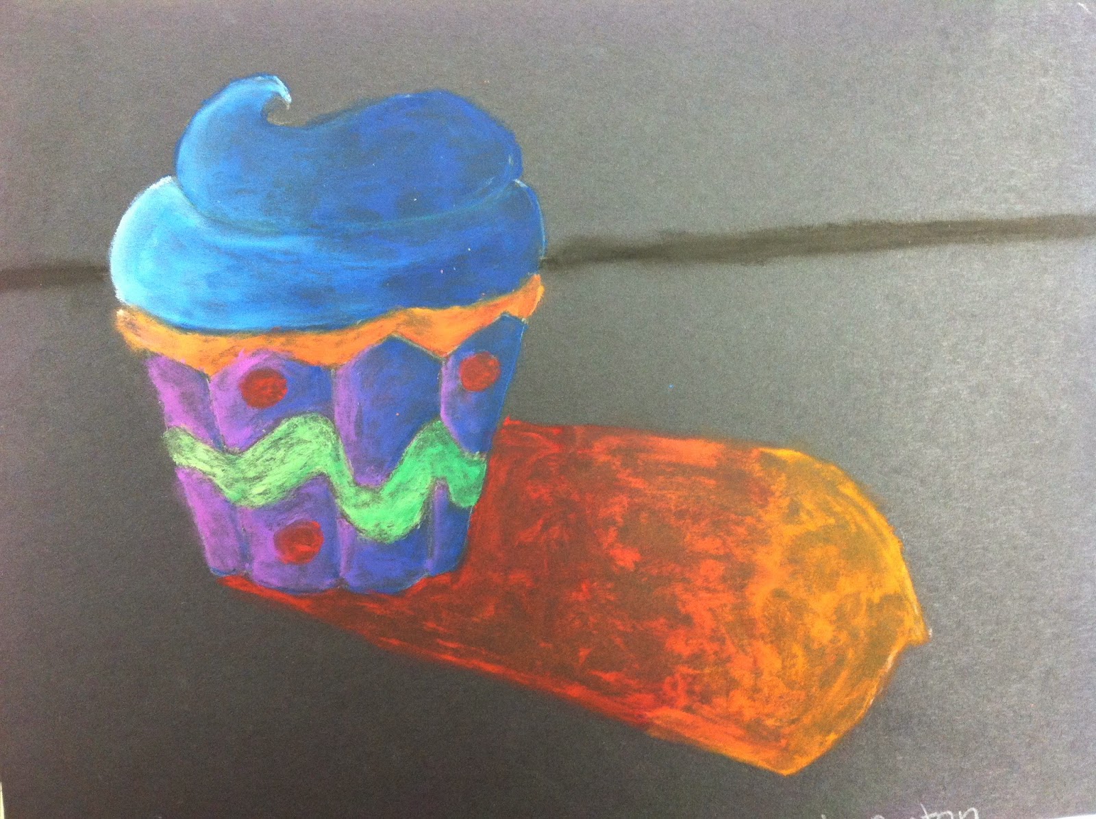 Mrs. Wille's Art Room: Oil pastel desserts inspired by Wayne Thiebaud
