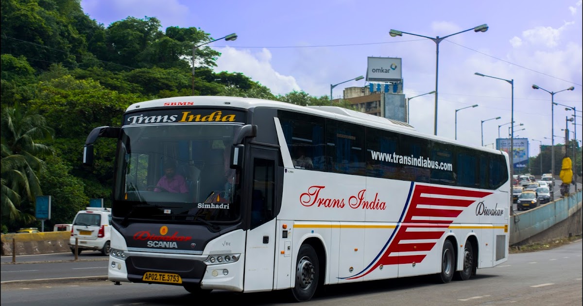 Trans India Diwakar Travels Scania 14.5M Metrolink.
