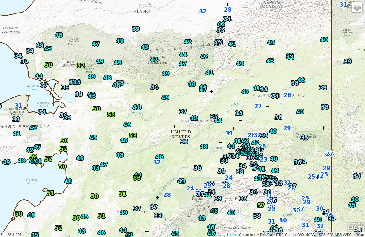 Deep Cold: Alaska Weather & Climate: Frost Returns