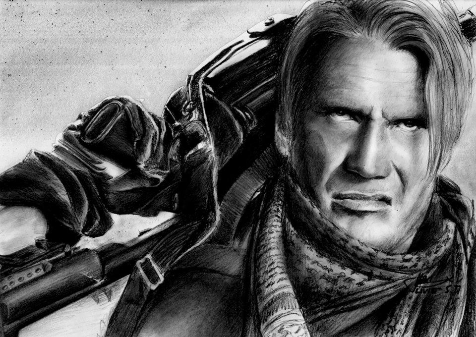 art by livie sukma: LUNDGREN the expendables