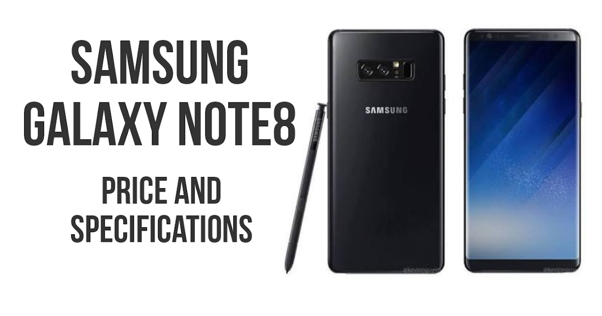 Samsung Galaxy Note 8 Specifications