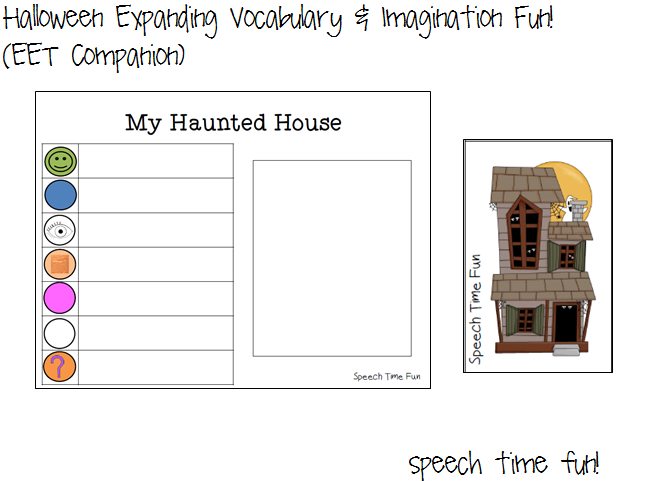 Halloween Expanding Vocabulary & Imagination Fun! (EET Companion ...