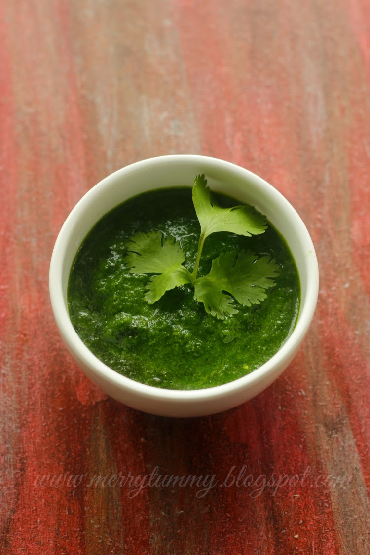 Merry Tummy: Hari Chutney: Green Chutney: Coriander Chutney: Indian ...