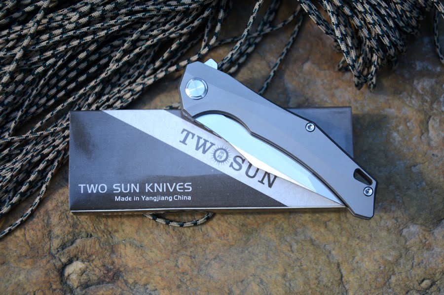 Новинки ножевой индустрии: TS43 TWO SUN knife Night Morning design D2 ...