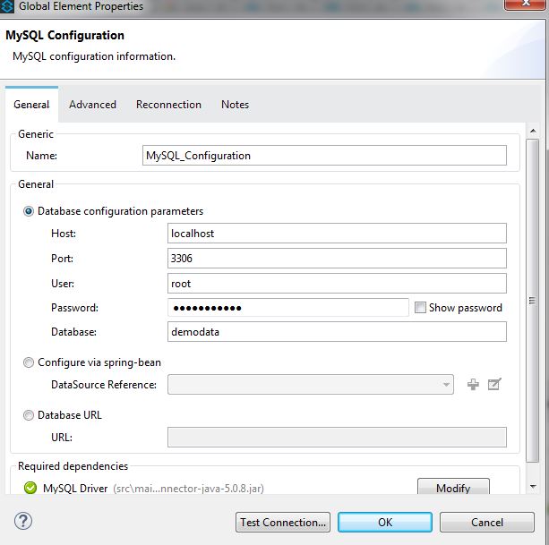 Database Connector in Mule | Select Operation in MYSQL - goformule