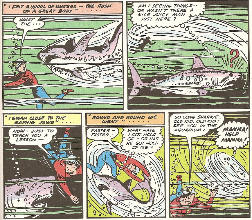 Out of the Quicksand: The Great Sharkspiracy of comics!